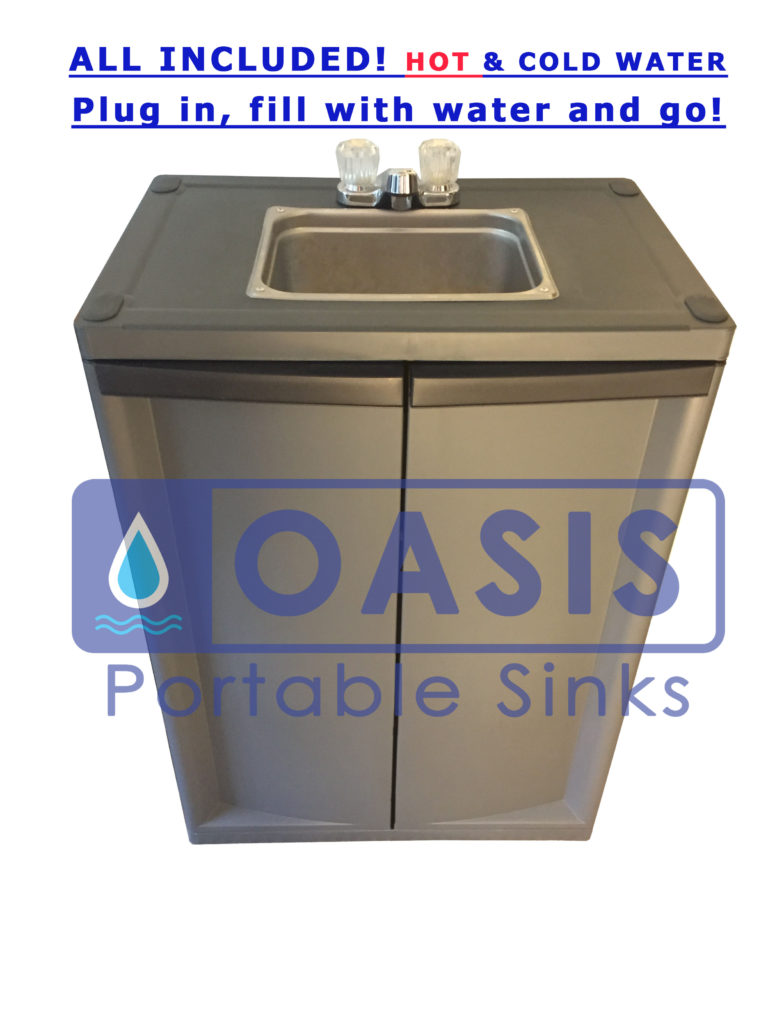 Portable Sink with Hot Water Self Contained – Mobile Sinks LLC